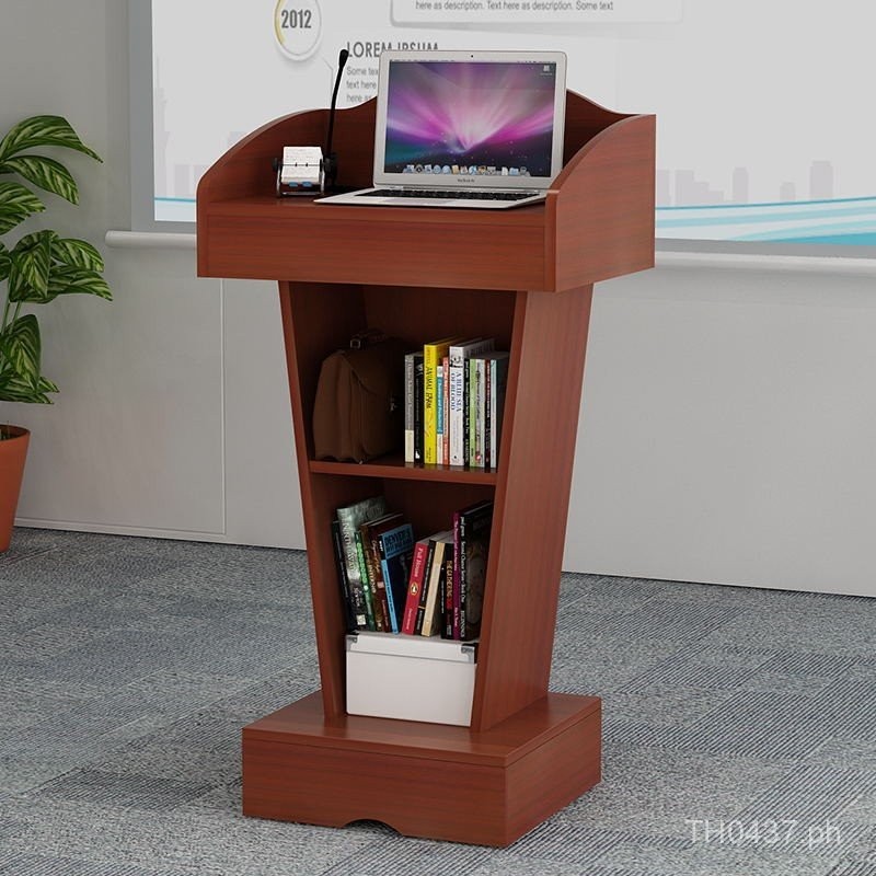 Reception Desk Modern Conference Room Reception Desk Multimedia Lectern ...