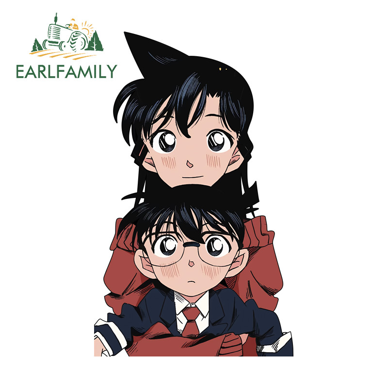 EARLFAMILY Detective Conan Lovely Anime Car Stickers Personality ...