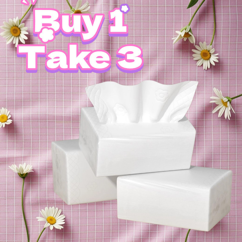 Buy 1 Take 2 Tissue Facial Tissue 4-Ply Toilet Paper Tissue Tree Care ...