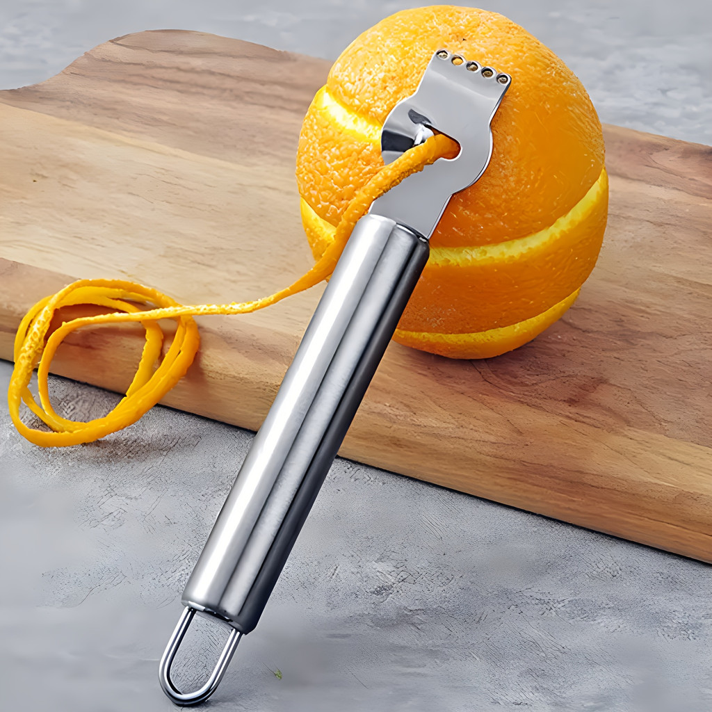 Stainless Steel Lemon Zester Multi-Function Fruit Peeler and Grater ...