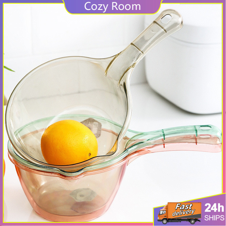 Multipurpose Water Dipper Plastic Water Spoon Kitchen Transparent Water ...