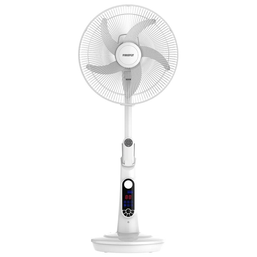 FIREFLY RECHARGEABLE FAN 16INCH WITH DIGITAL LED DISPLAY AND REMOTE ...