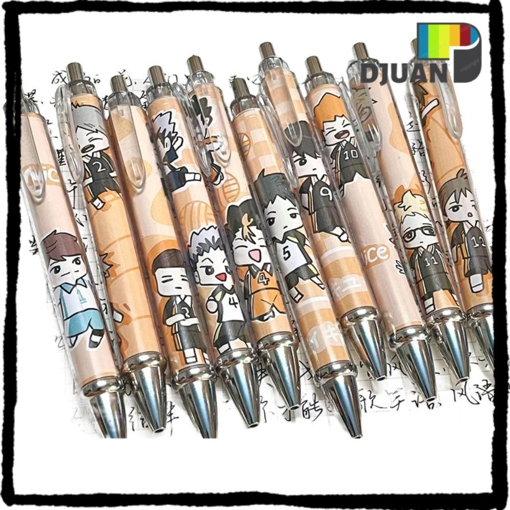 DUOJUAN Haikyuu Gel Pen, Tobio Kageyama 0.5mm Volleyball Boy Black Pen ...
