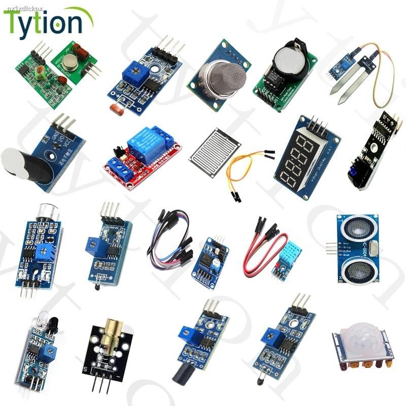Raspberry Pi UNO R3 sensor raindrop relay clock tracing laser module ...