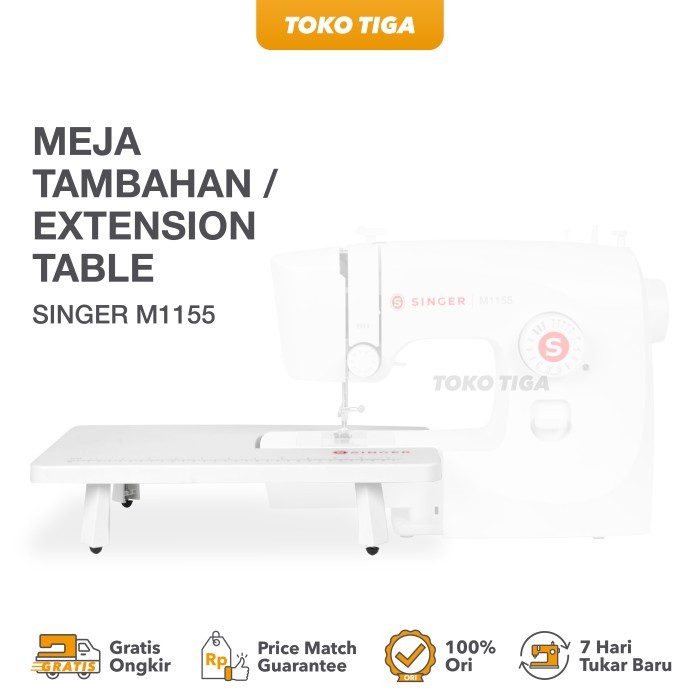 MESIN Extension Table / Additional Table Singer M1155 / M-1155 Sewing ...