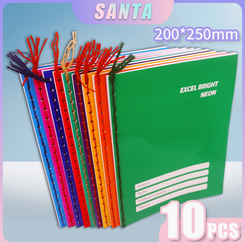 200*250mm 10Pcs/Bag Big Notebook With Yarn 40 Sheets School Supplies ...