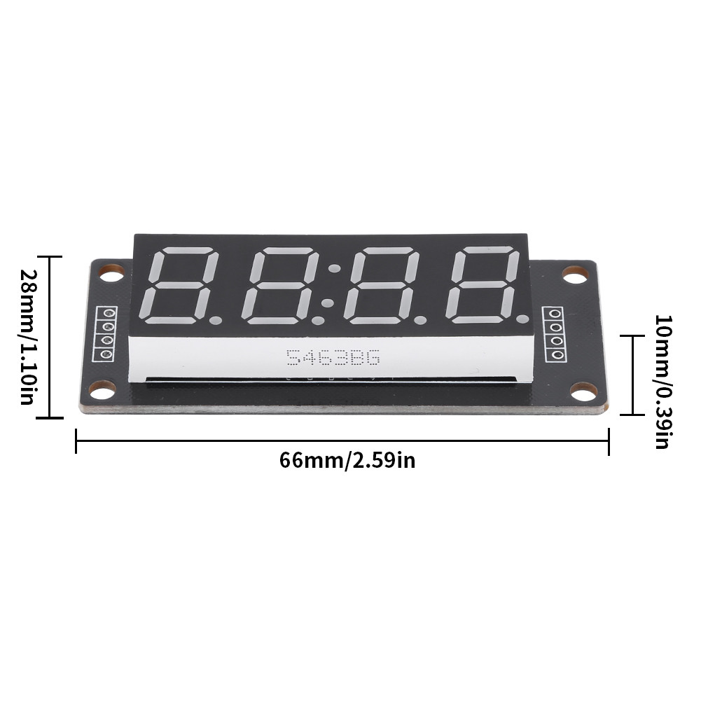 TM1637 LED Display Module 7 Segment Glow Tube Clock 0.56 Inch Digital ...
