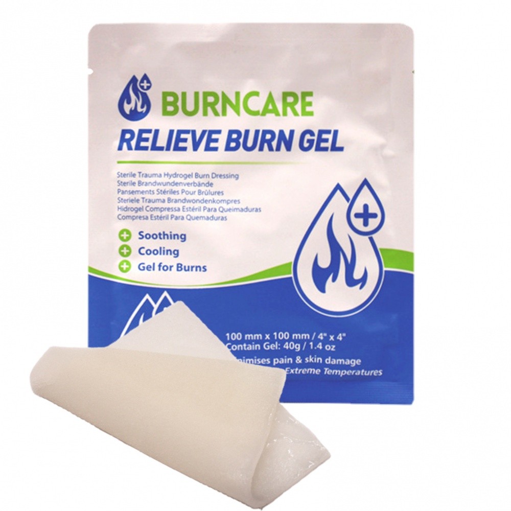 10x10cm Burn Dressing Cooling and Soothing Hydrogel Wound Dressing ...