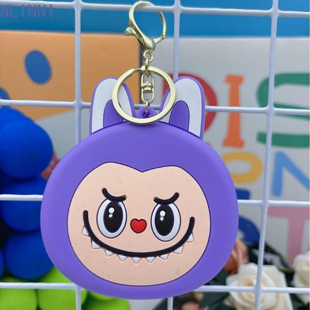 NLINNI Labubu Zero Wallet, Resin Anime Peripherals Labubu Key Ring ...
