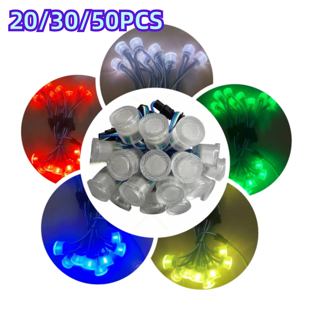 20/30/50pcs DC5V WS2811 LED Pixel Point Light Diameter 20mm SMD5050 ...