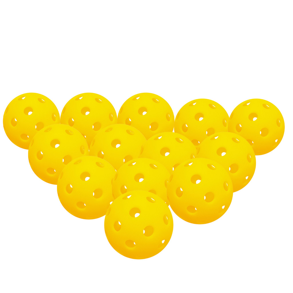 Limited time discount 12 Packs 40 Holes Outdoor Pickleball Balls for ...