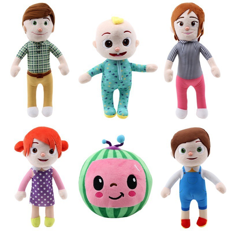 Cocomelon JOJO Family Watermelon Plush Toy Stuffed Plushie Doll ...