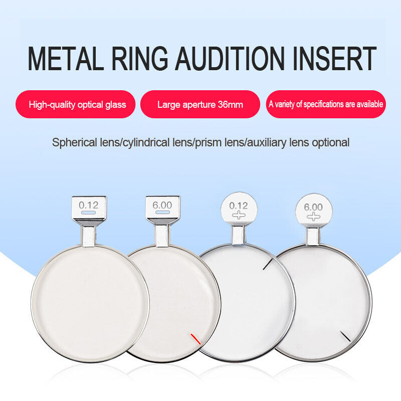 Metal Frame Try-on lens Optometry accessories Spherical/Cylinder lens ...