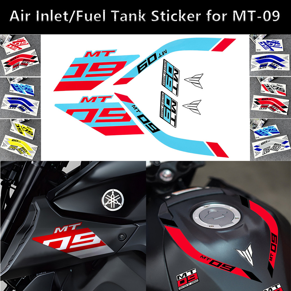 Motorcycle Fuel Tank Sticker Air Inlet Intake Scoop Logo 3M Decal for ...