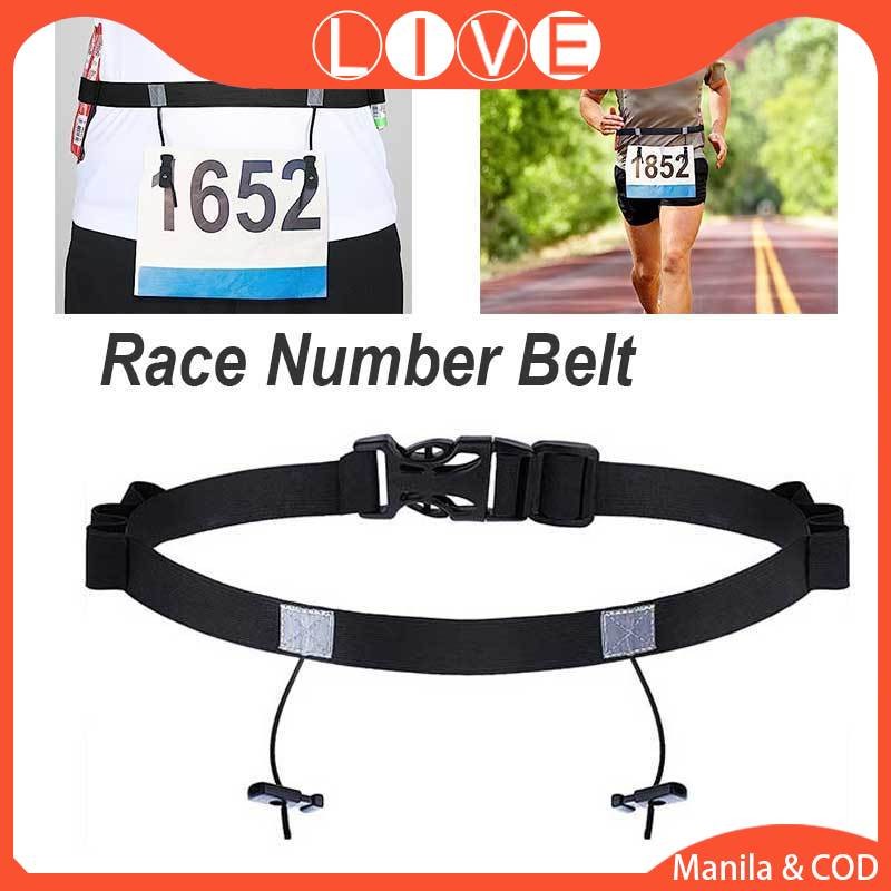 1pc Marathon Race Number Belt for Triathletes, Running Number Belt Non ...