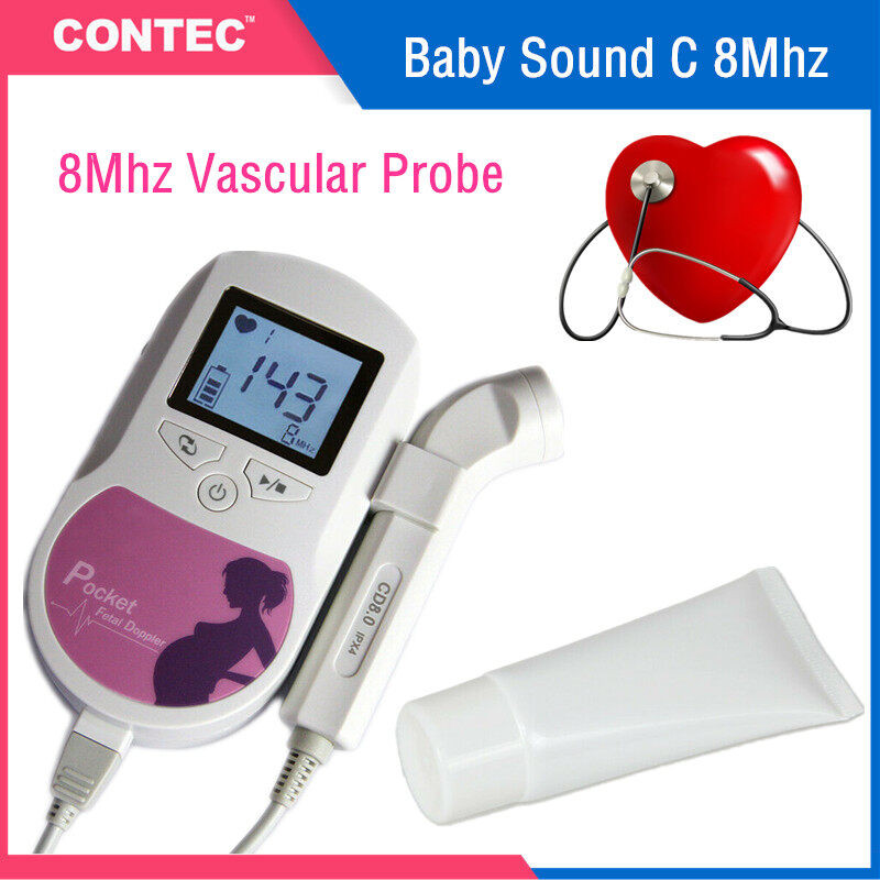 GG+CONTEC Baby Sound C Vascular Doppler 8Mhz Vascular Probe Free Gel ...