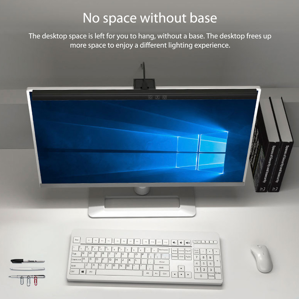 Dimming Computer Monitor Light Bar USB LED Reading Desk Lamp for Study ...