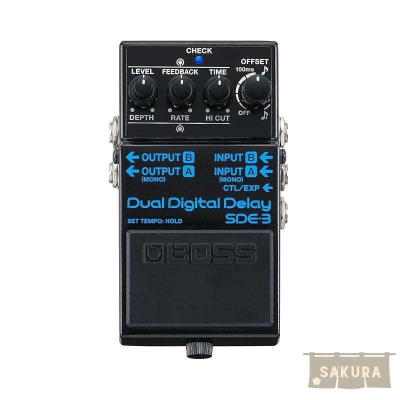 BOSS SDE-3 Dual Digital Delay Pedal | Authentic Sound of the Legendary ...