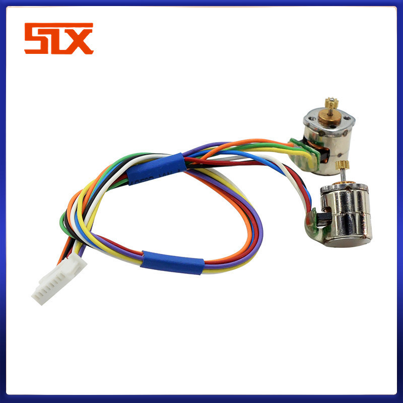 A Set Micro Mini 8mm Stepper Motor Small Electric 2-phase 4-wire ...