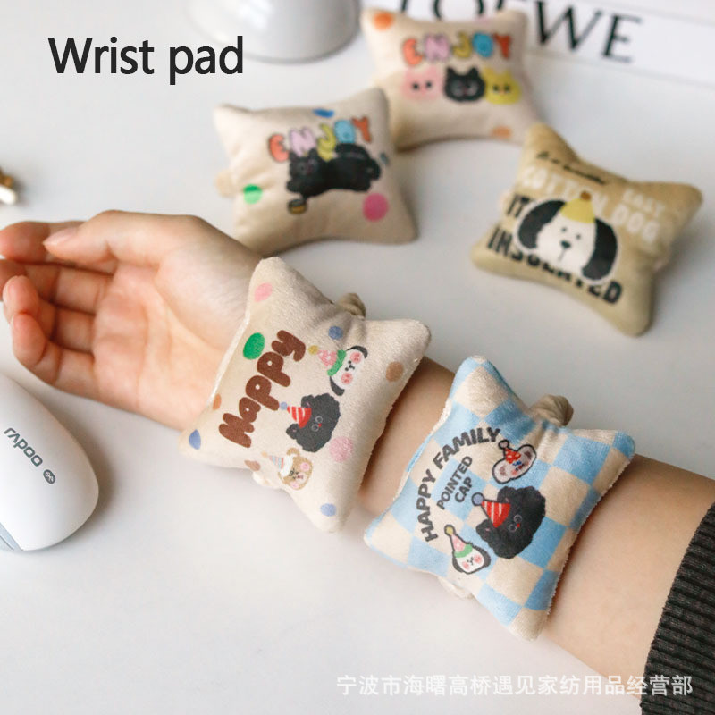Meet Desk Mouse Pad Wrist Pad Wrist Pad Cute Office Computer Typing ...