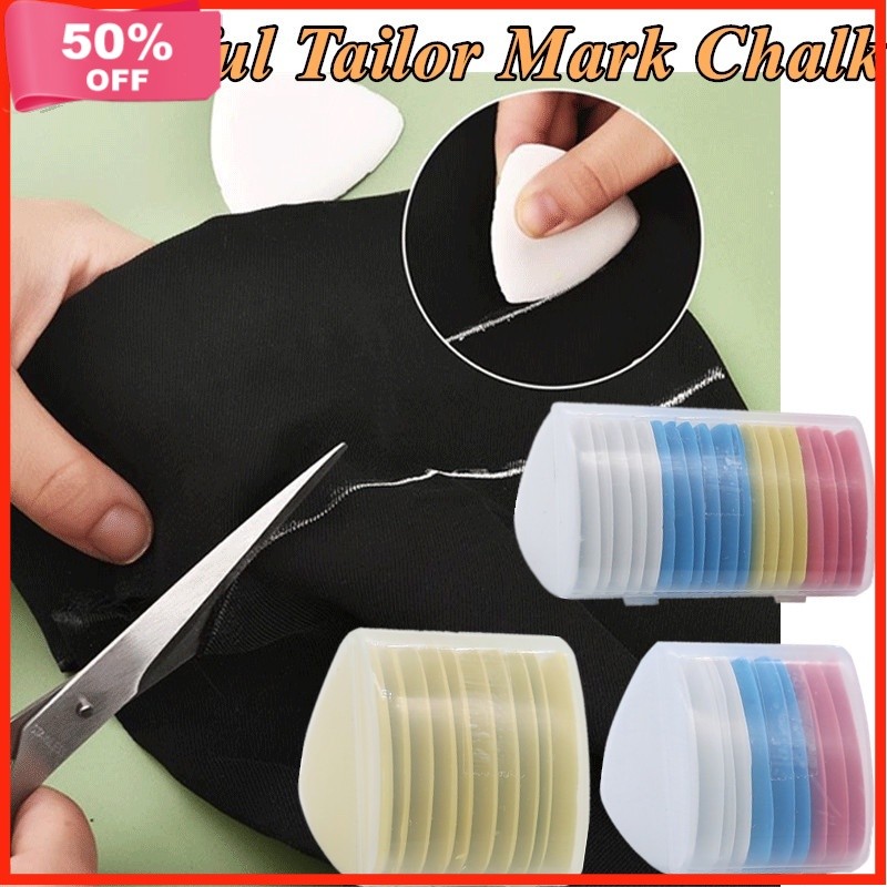 Fabric Sewing Marker Chalk Colorful Erasable Tailor Chalk Marker Sewing ...