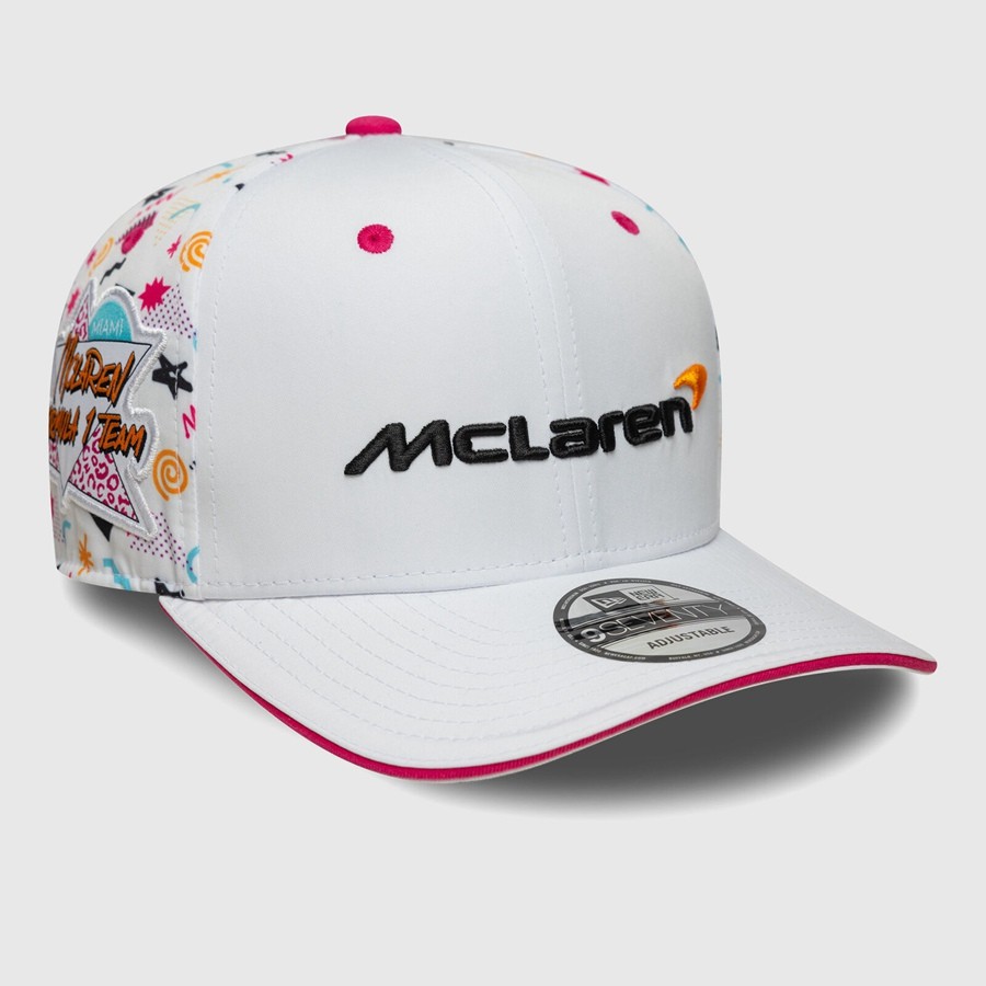 McLaren Miami 9Seventy Stretch Snap Cap White | Shopee Philippines
