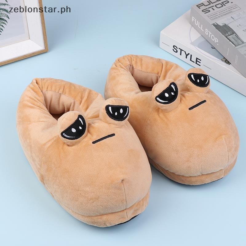 【bag】 The Maw Pou Cotton Slipper Anime Plush Slippers Kawaii Cartoon ...