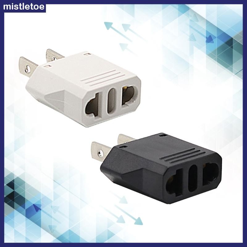 MIS Travel Plug Adapter US to EU Europe Plug Converter Universal Outlet ...