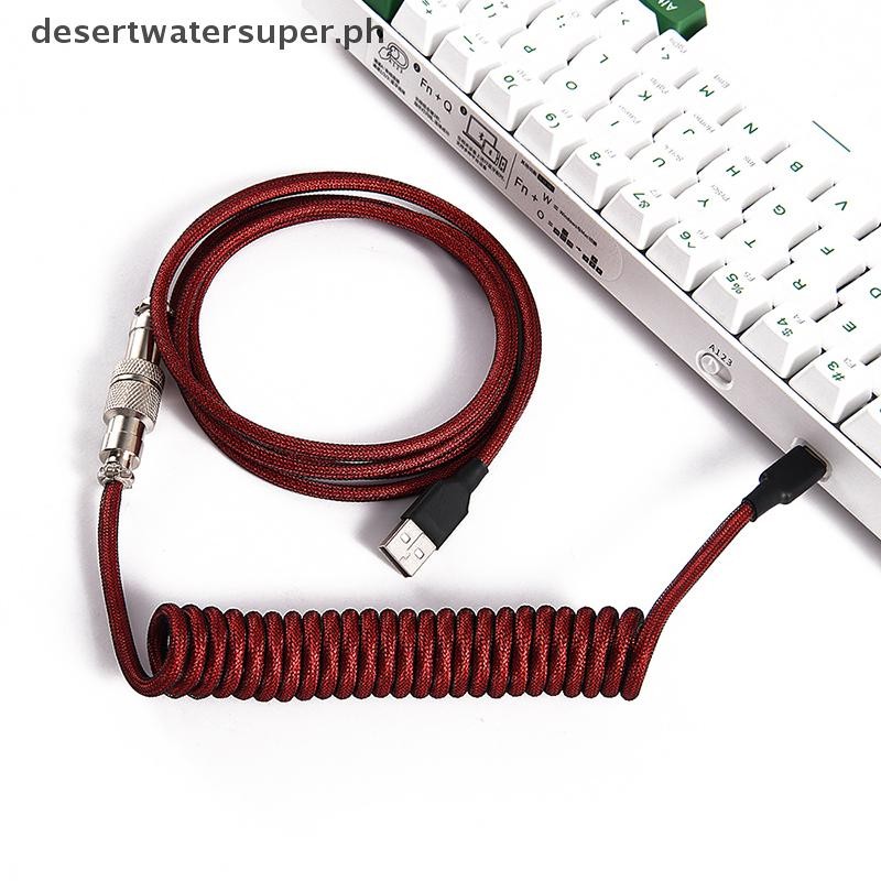 DSPH Hand Made Paracord And PET Double Sleeved USB-A To USB-C Type-C ...