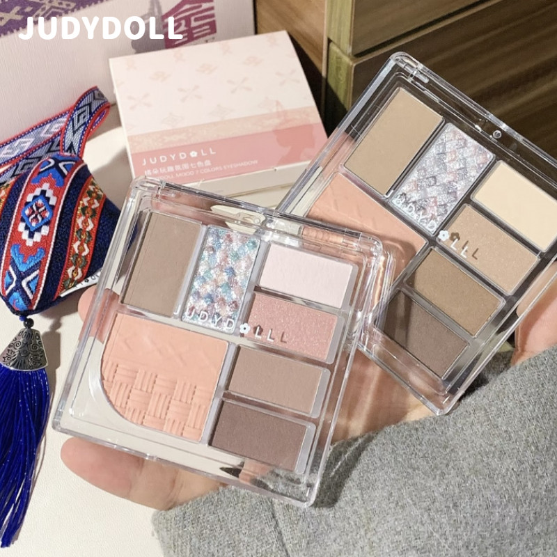 JUDYDOLL Eyeshadow Fun The Shes Eyeshadow Palette Pearlescent Facial ...