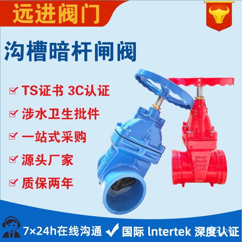 Grooved Soft Seal Concealed Rod Gate Valve Ball墨 Cast Iron Gate Valve Z85X-16Q Fire Hydrant ...