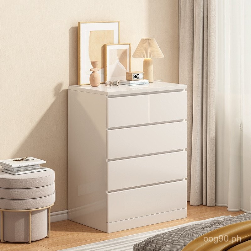 Five-Drawer Chest of Drawers Solid Wood Modern Simple Bedroom Living ...