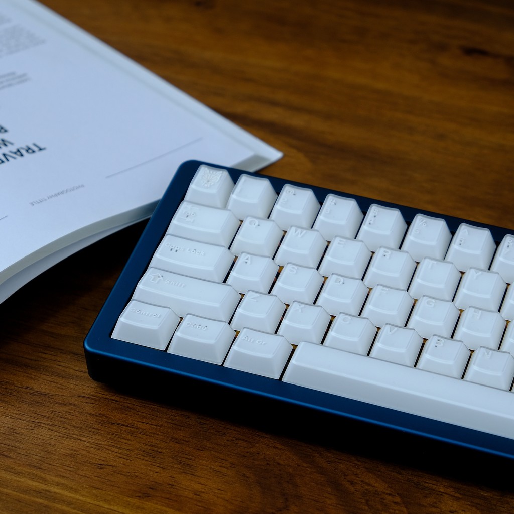 X-ray White on White Keycap Cherry profile ABS Double shot translucent ...