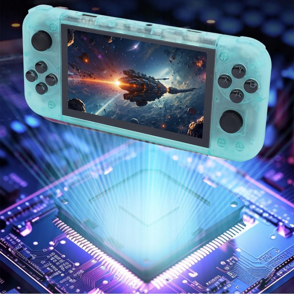 Yaouy Retro Handheld Game Console Portable Video with 5 Inch Screen 2GB ...