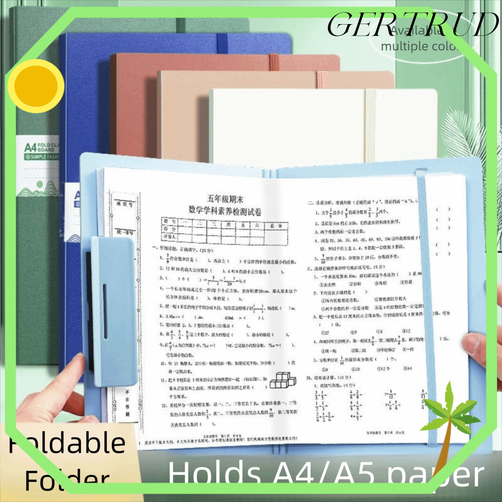 GERTRUD Folding Board Folder, Portable A4 To A5 Foldable Folders ...