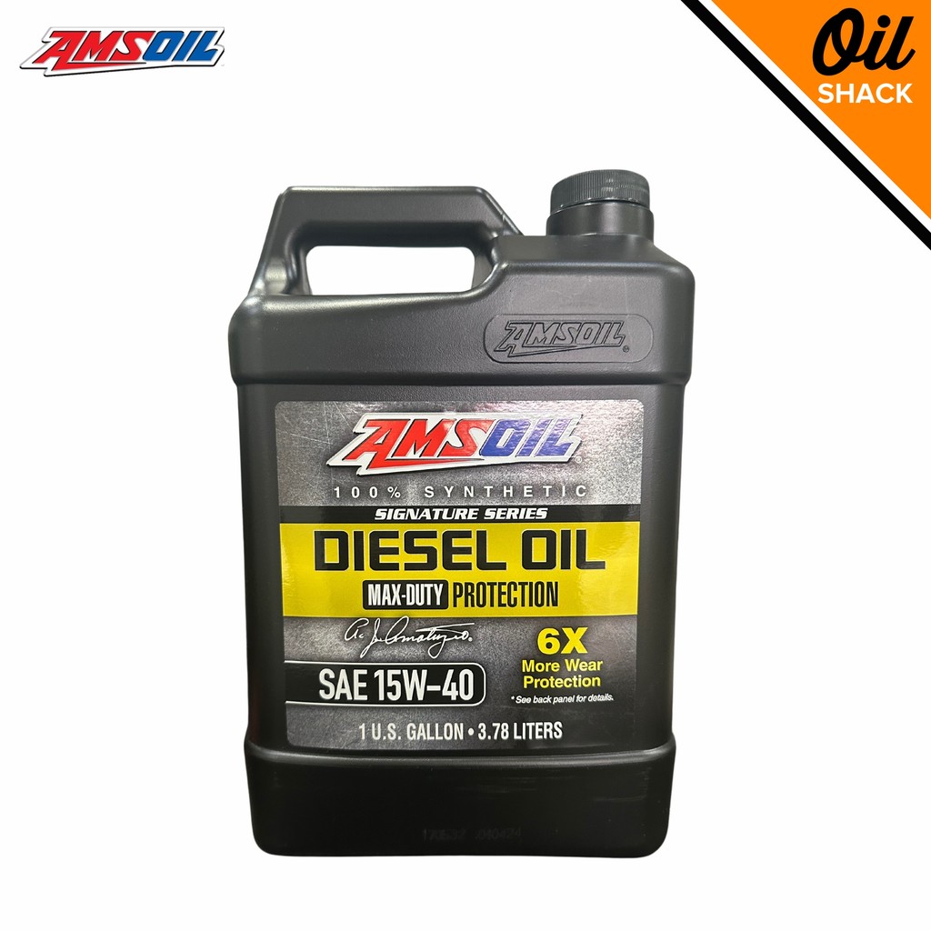 AMSOIL 15W40 MAX DUTYSERIES ENGINE OIL FULLY SYNTHETIC (1 GALLON ...