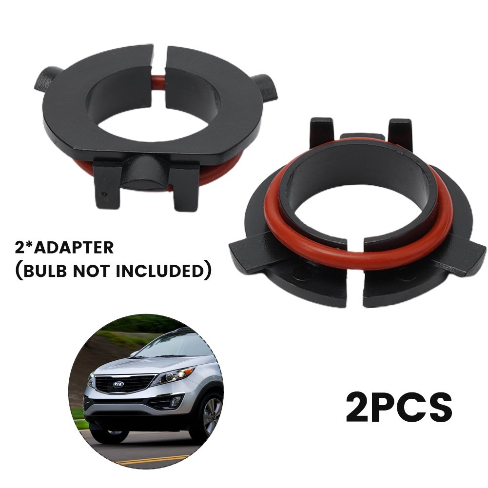 ULTRA| 2x H7 LED Headlight Bulb Adapter Holder Socket Base Retainer for ...