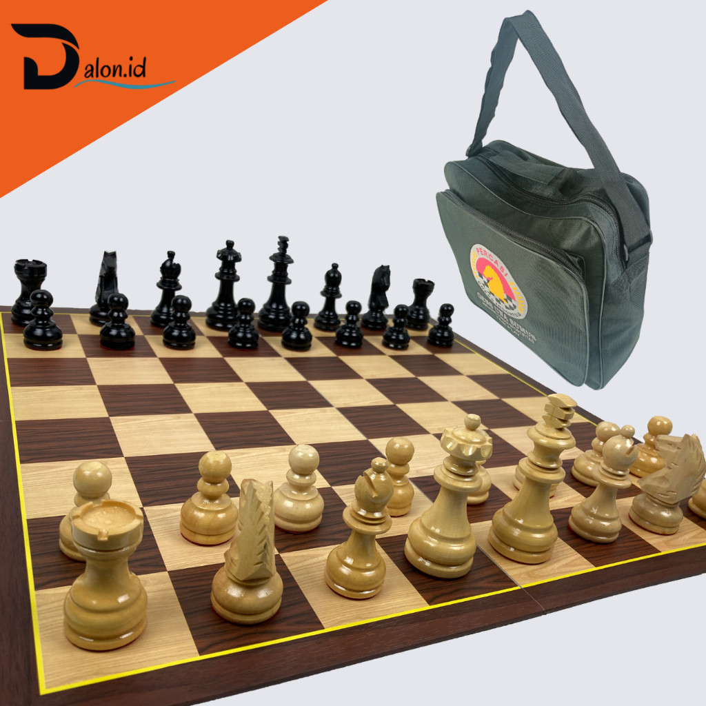MO55 International Standard Percasi Wood Folding Chess 50cm Original ...