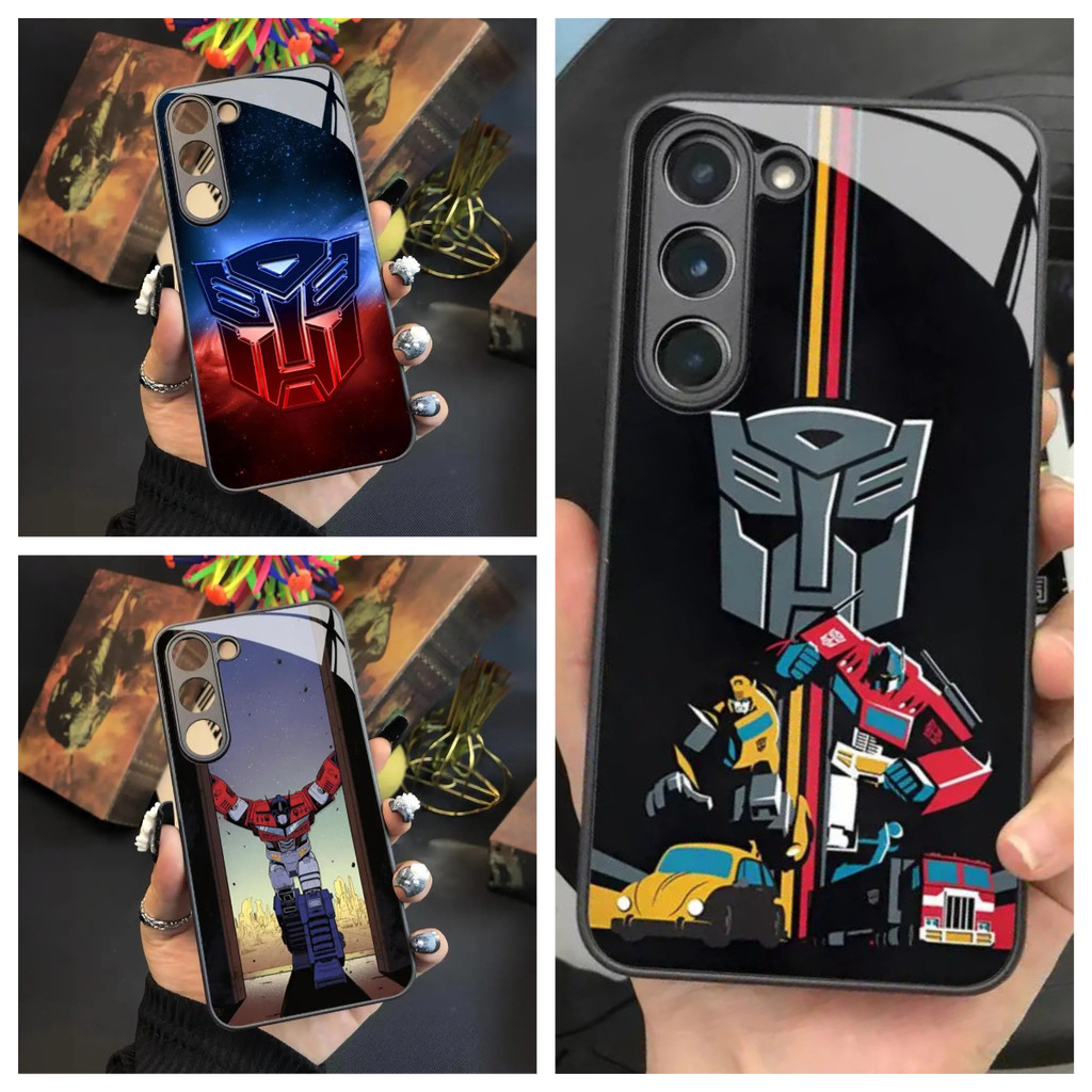 Transformers Phone Case Glass for Samsung Galaxy S21 S22 S23 S24 S24FE ...