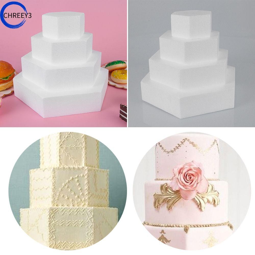 CHERRY3 4-10 Inch Cake DIY Mold Styrofoam Box Cake Practice Model ...