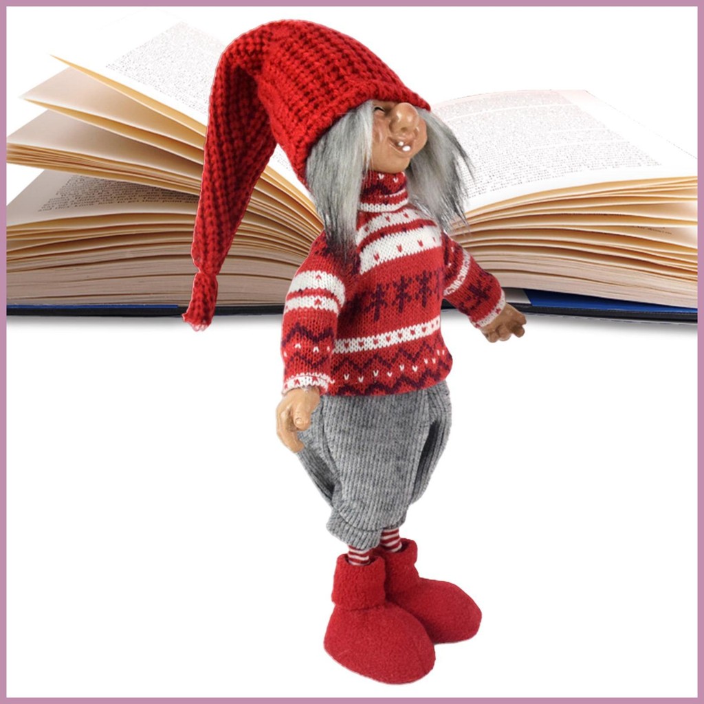 Christmas Elf Plush Toy Missing Teeth Dwarf Plush Toy Elves Doll with ...