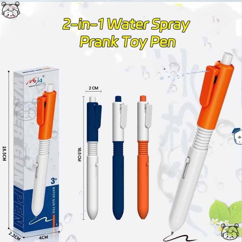 2-in-1 Water Spray Prank Toy Pen Writable Pen Water Sprinkler Prank ...