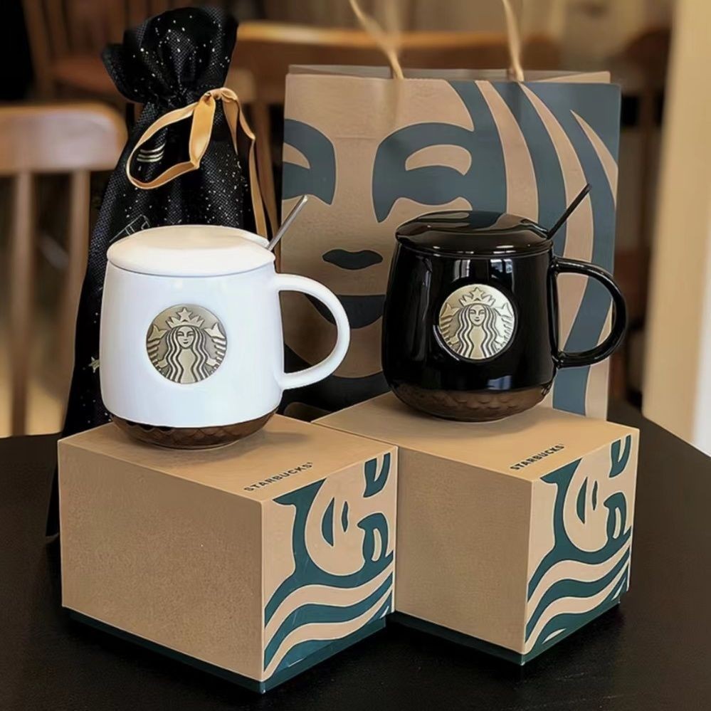 Coffee Cup Ceramic1104Cup Mug Large Capacity Bronze Medal Scale Copper ...