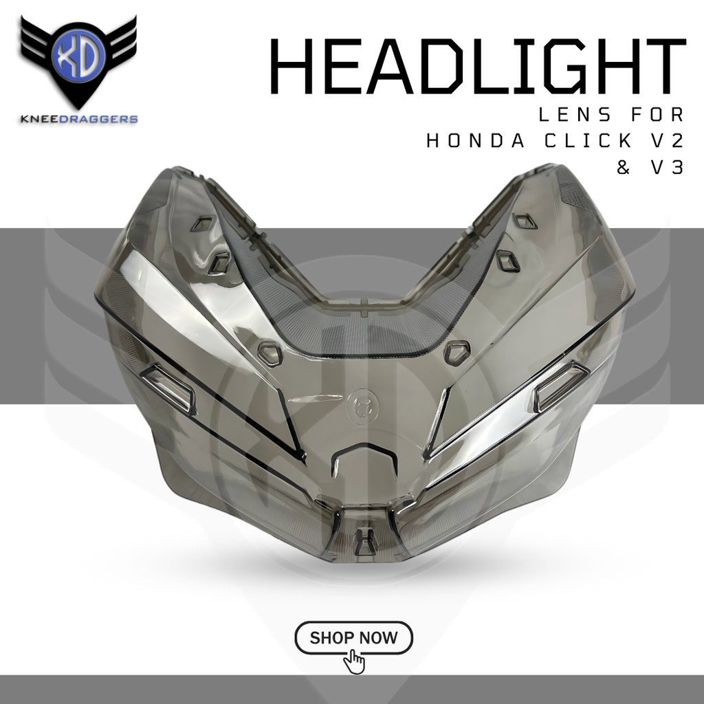 HEADLIGHT LENS 25I/150I V2 AND V3 FOR HONDA CLICK | Shopee Philippines