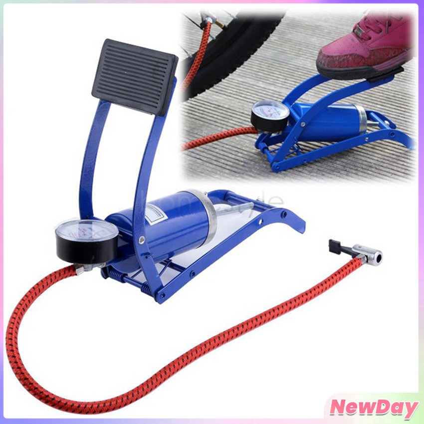 N.D Car Pump Bicycle Tire Pump Bike Pump High Pressure Foot Tire ...