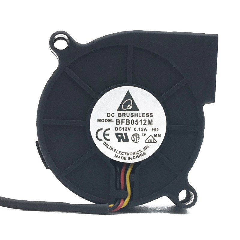 Delta 5015 5CM/cm BFB0512M DC12V 0.15A Blower Turbo Centrifugal Fan ...