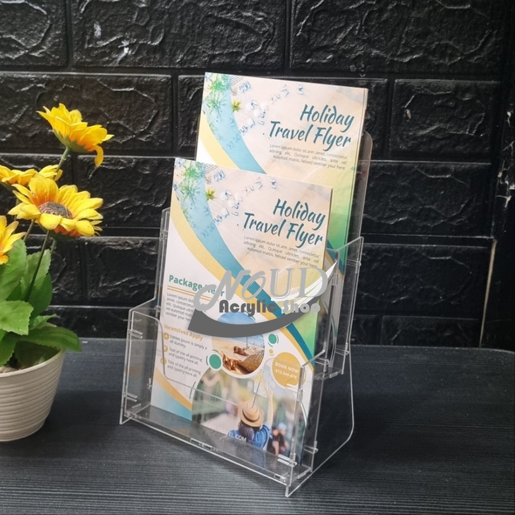 Salin Salin Acrylic Brochure Holder / Acrylic Brochure Display ...