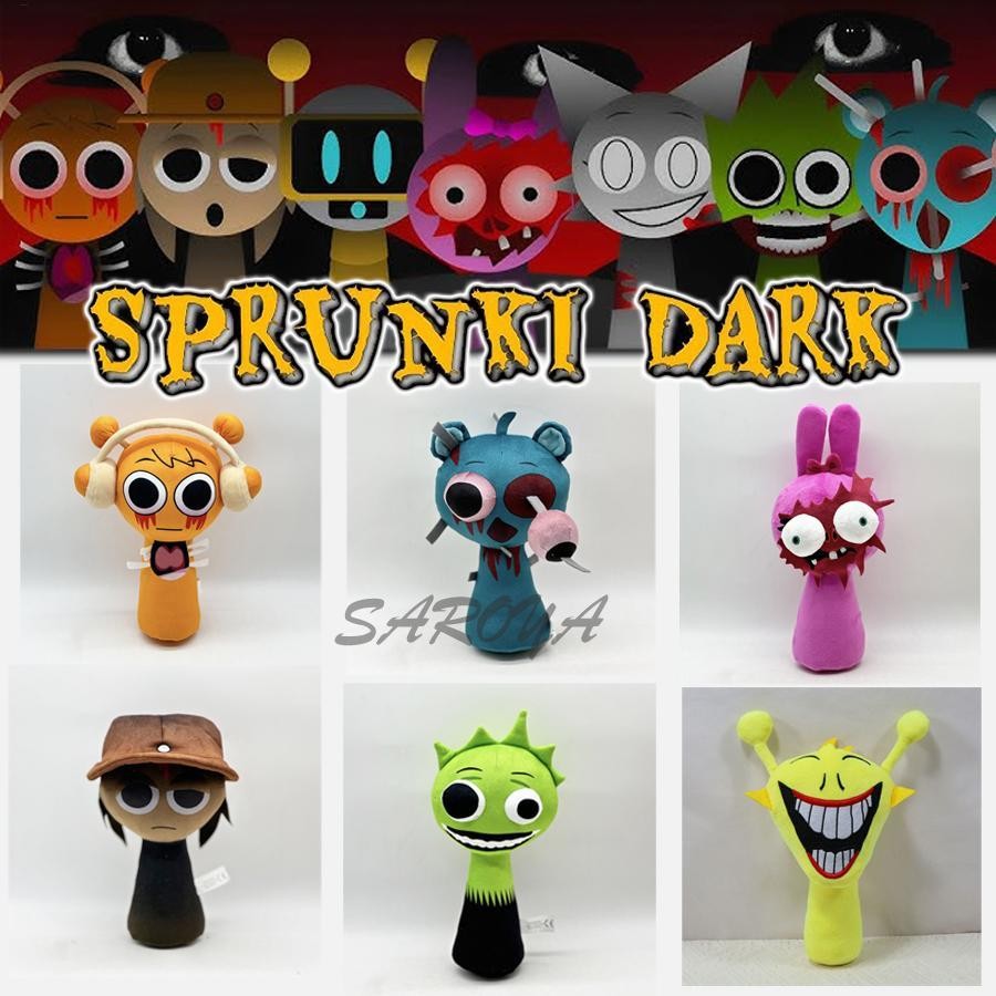 NEW Sprunki Variant Plush Toy Sprunki Incredibox Simon Plushie Cartoon ...