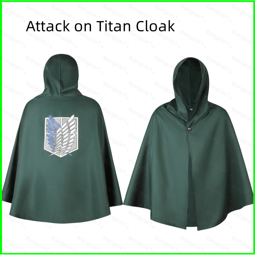YB1 Attack on Titan Anime Cloak Cosplay Cape Costume Coat Shingeki No ...