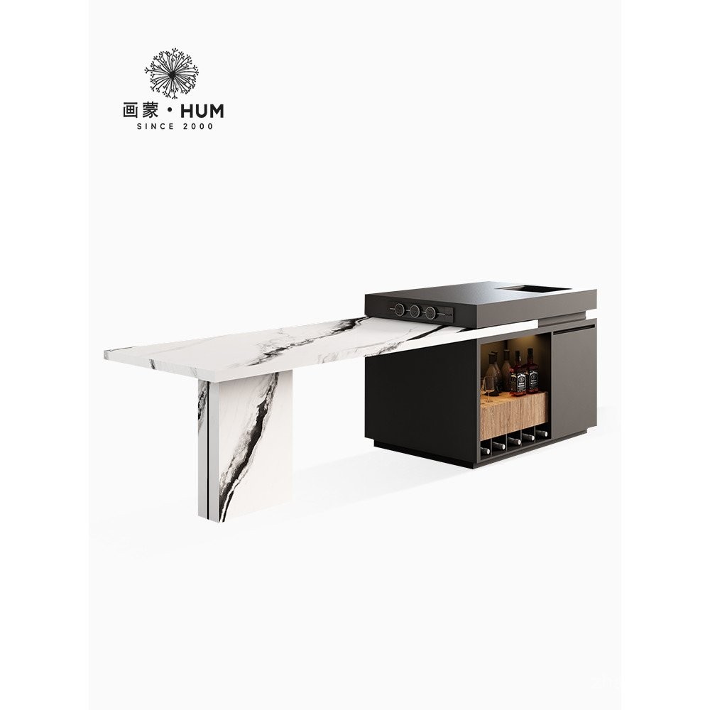 Hua Meng Yi Style Island Table Dining Table Integrated Kitchen Bar ...